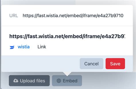 Wistia Embed Support · Issue 237 · Spicywebaucraft Embedded Assets