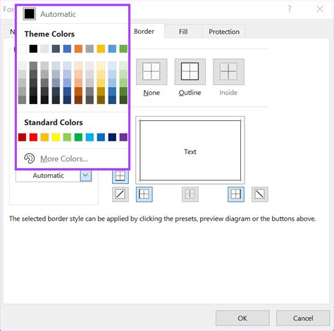So ändern Sie Die Farbe Von Rahmen In Microsoft Excel Moyens Io