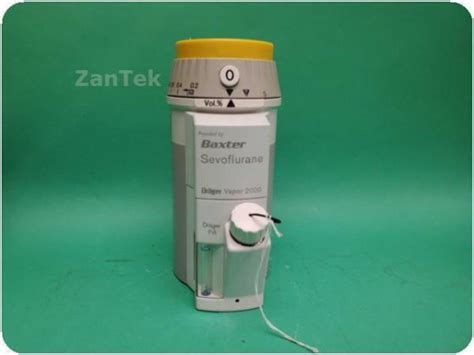 Drager Sevoflurane Vapor 2000 Anesthesia Vaporizer In Jessup Md Usa