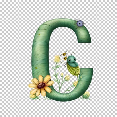 투명한 배경에 G 글자 Png 프리미엄 PSD 파일