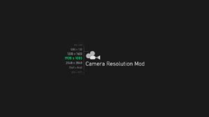 Camera Resolution Mod Ds Max Scripts Tools BodyulCG