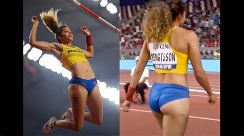 Pole Vault Angelica Bengtsson Breaks Pole Then Breaks Record YouTube