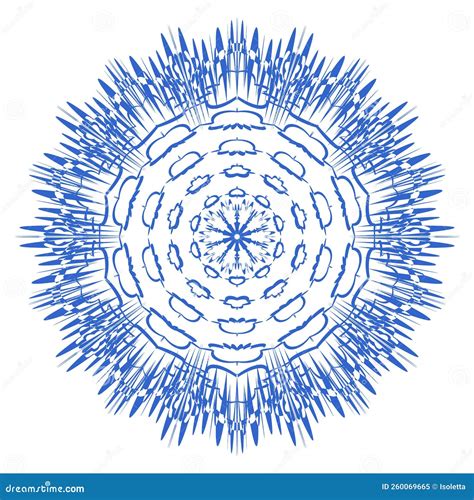 Elegant Snowflake Vector Design Element Stock Vector Illustration Of