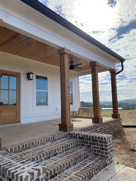Home Exterior Makeover Porch Makeover Exterior Remodel Porch Columns
