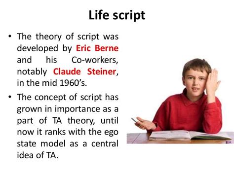 Life Scripts Definitions Transactional Analysis Ta Is An Integra