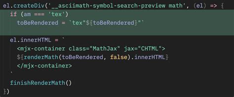 Wrap Selection When Inserting Asciimath Symbol Issue Widcardw