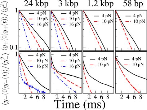 Figure 5 From Force Spectroscopy With Dual Trap Optical Tweezers Molecular Stiffness