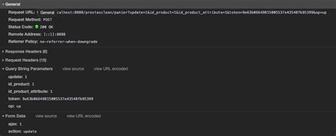 Bug On Update Quantity In Cart Page · Issue 18958 · Prestashop