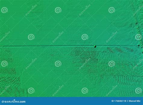 Digital Elevation Model Of A Fields And Meadows Stock Photo Image Of