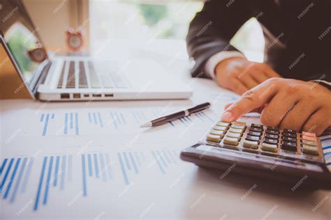 Premium Photo Business Analysis Calculator Sheet Graphs And