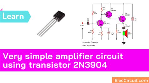 2n3904 Audio Amplifier Circuit Diagram