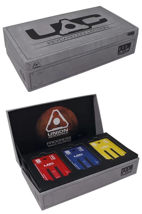 Doom Eternal Key Cards Collector Set At Mighty Ape Australia