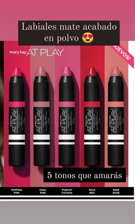 Labiales Mate Acabado En Polvo Mary Kay At Play Colombia Labiales