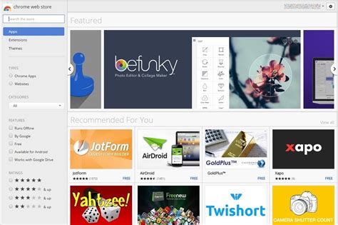 Google Chrome Extension Store Bapant