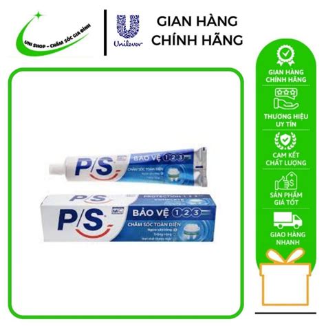 Ps Toothpaste Protects 123 Tubes 180g Shopee Malaysia