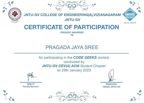 Pragada Jaya Sree On Linkedin Connections Ceritificate Coding