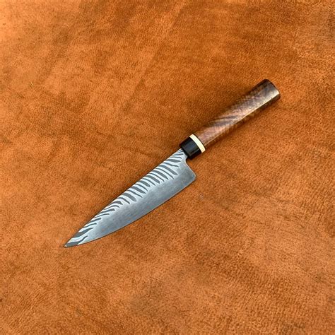 My Take On Feather Pattern Damascus Knife Making I Forge Iron