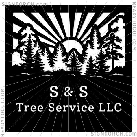S And S Tree Services Dxf Svg Cut Files For Cnc Plasma Router Laser