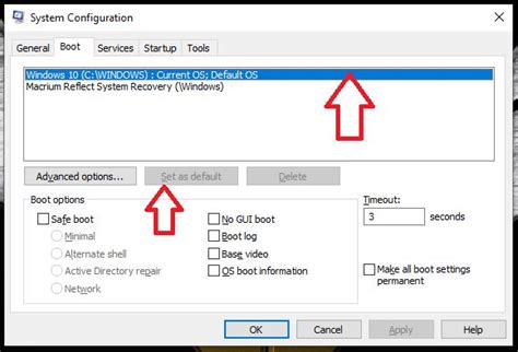 MSCONFIG Boot Tab Change Order Solved Windows Forums