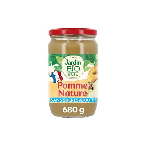 Compote Pomme Bio Jardin Bio Etic 680g Délices De France