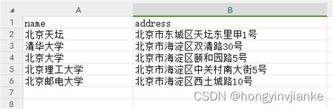 使用高德地图api批量获取地址对应的经纬度高德地图api经纬度定位查询 Csdn博客