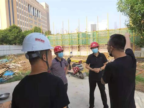 院领导魏道清检查施工工地疫情防控工作 河南工业和信息化职业学院