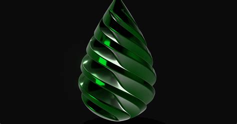 Twisted Christmas Tree Ornament By J Lake 3d Download Free Stl Model