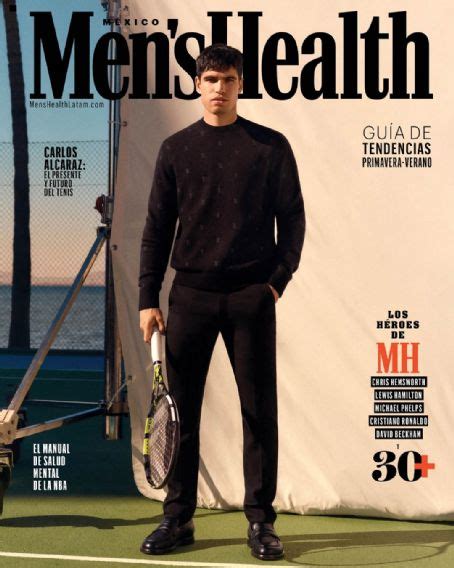 Carlos Alcaraz Mens Health Magazine March 2024 Cover Photo Mexico