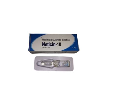 Netilmac Infection Injection Specification And Features