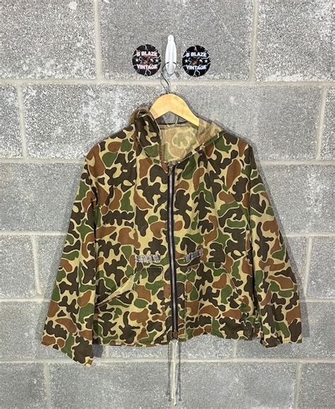 Vintage 1990s Camouflage Zip Gem