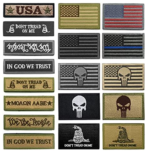 Wzt Bundle 18 Pieces American Flag Patch Thin Blue Line Usa Want It All