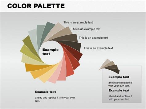 Color Palette PowerPoint Charts Template Presentation