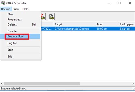 how qne delphi to do schedule backup qne optimum sdn bhd