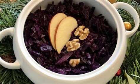 Col lombarda con manzana y nueces fácil y saludable Fundación G E