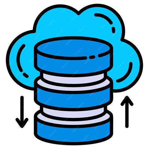 Premium Vector Cloud Database Data Transaction Commit Concept Server Storage Transmission