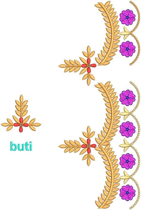 Lace And Border Embroidery Design