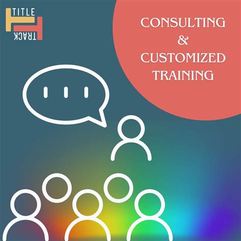 Consulting And Customized Trainings Title Track