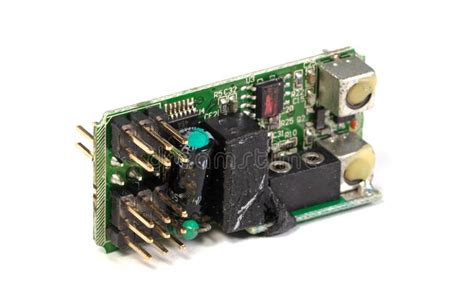 Small Computer Processing Unit System On Micro Chip Printed Circuit