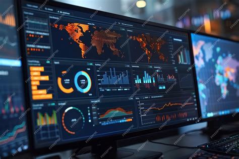 Premium Photo A Cybersecurity Dashboard Displaying Realtime Ai A