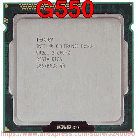 Original Intel Cpu Celeron G550 Processor 2 60ghz 2m Dual Core Socket 1155 Free Shipping Speedy