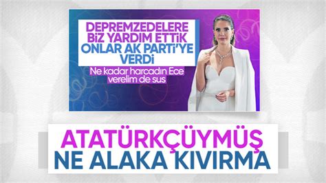Deprem Bölgesindeki Seçmeni Hedef Alan Eda Eceden Yeni Açıklama