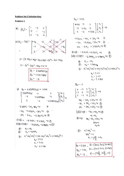 SOLUTION Problem Set 3 Answer Key Studypool