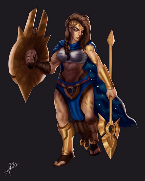 Made A Female Version Fan Art Of Pantheon What Would You Call Her R