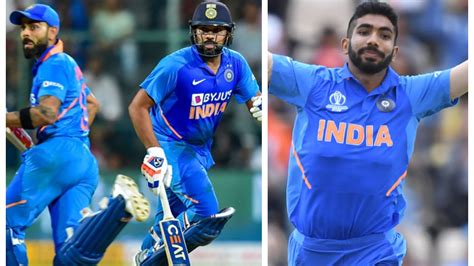 Kohli Rohit Maintain Top Two Spots In Odi Batting Rankings Bumrah