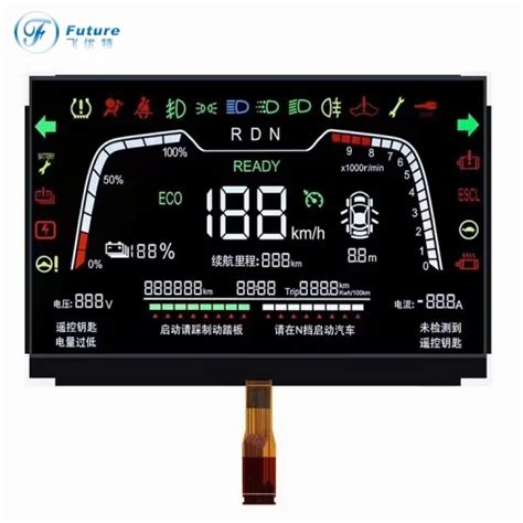 7 Monochrome Lcd Screen Speedometer Va Display With Bezel Lcd Panel And Lcd Screen Price