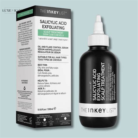 The Inkey List Salicylic Acid Exfoliating Scalp Treatment 150ml Luxe