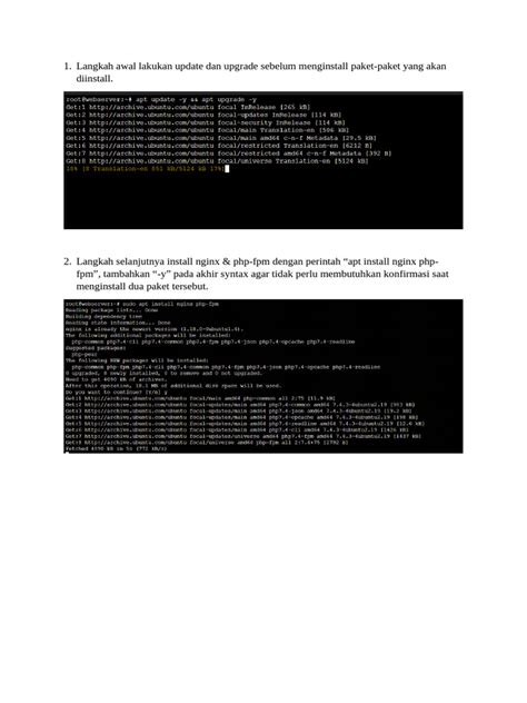 doc install webserver pdf