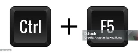 Ctrl F5 Key Combination Keyboard Control Computer Shortcut Laptop