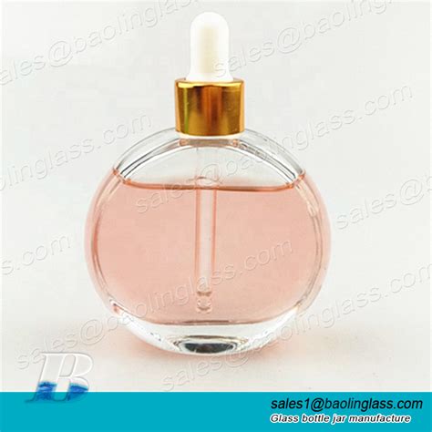 50ml Clear Empty Glass Perfume Oil Bottle Glass Essential Oil Dropper