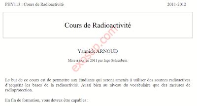 Cours Physique nucléaire SMP S5 PDF ExoSup